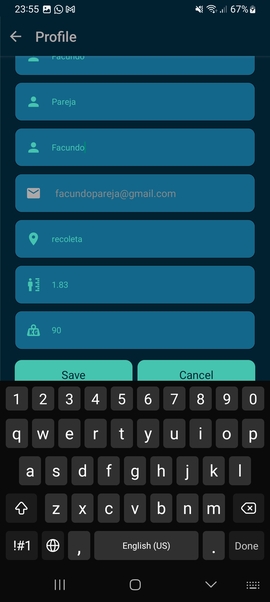 Manual de usuario - Edicion de perfil | FIU-FIT