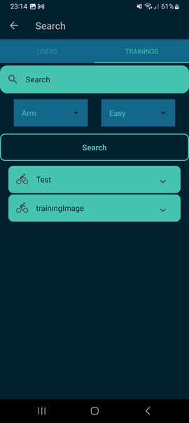 Manual de usuario - Entrenamientos | FIU-FIT